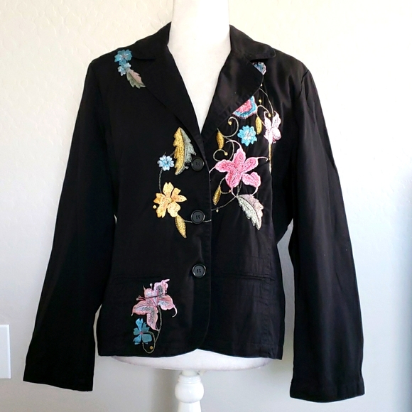 Johnny Was | Jackets & Coats | Johnny Was Embroidered Jacket | Poshmark